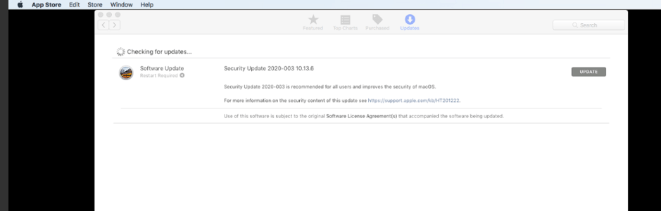 How to: check for MacOS updates